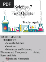Q1 Science 7 Module 2 | PDF | Chemical Elements | Chemical Substances