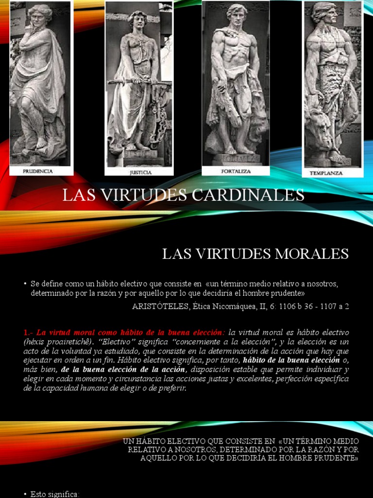 Las Virtudes Morales | PDF | Prudencia | Justicia