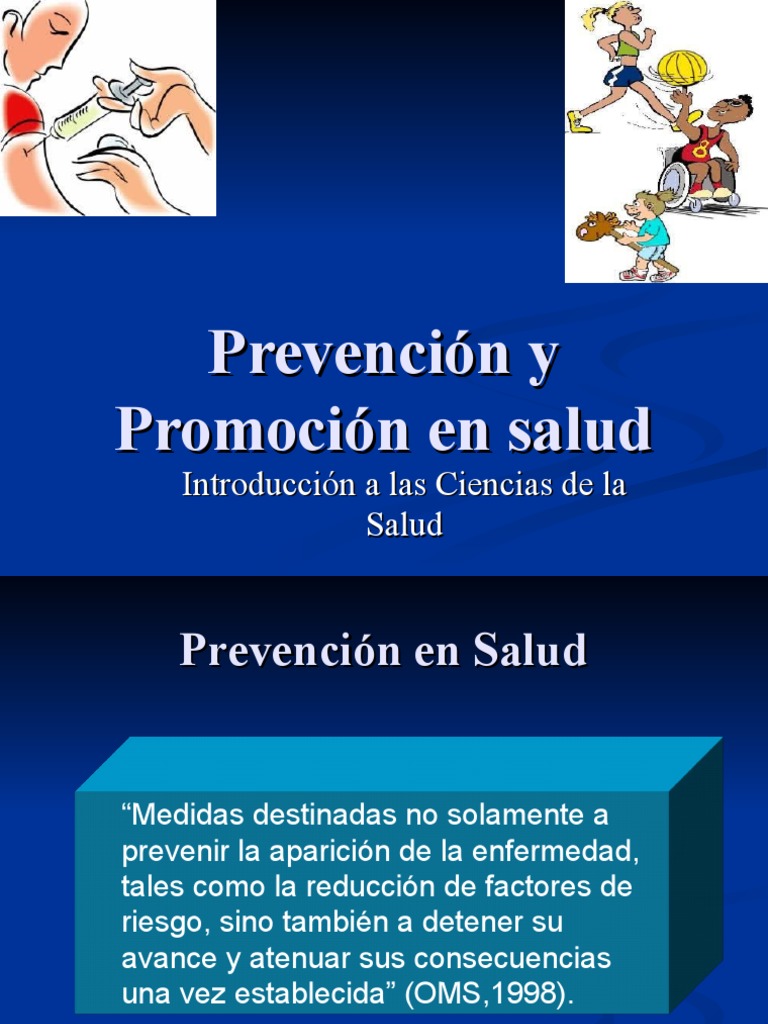 5 Niveles de Prevencion | PDF | Promoción de la salud | Cuidado de la salud