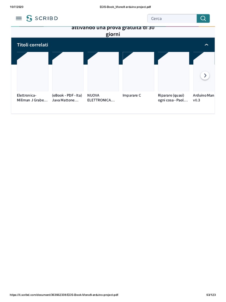 EOS-Book - Mono8 Arduino Project - Parte32 | PDF | Technology & Engineering