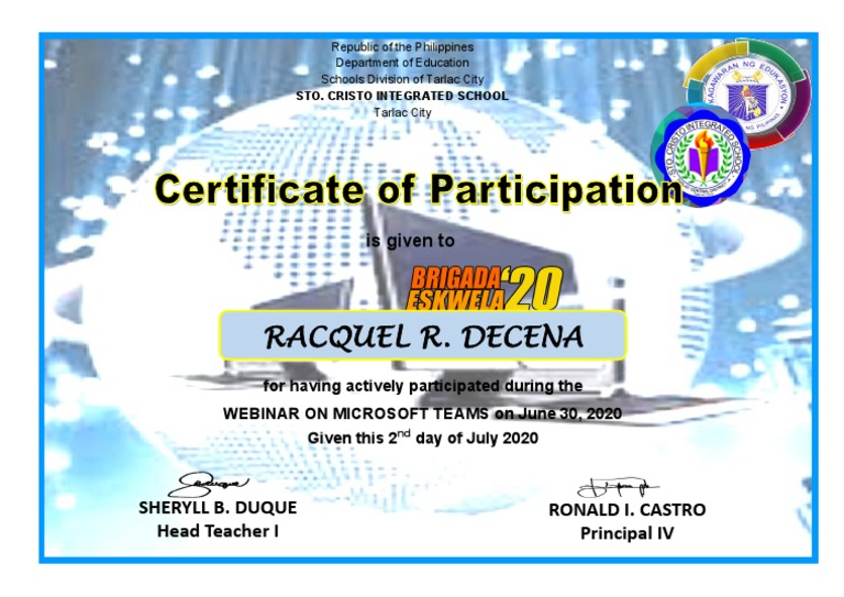 R.DECENA Microsoft Teams June 30, 2020 PDF | PDF