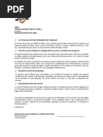 Modelo de Memo Informativo | PDF