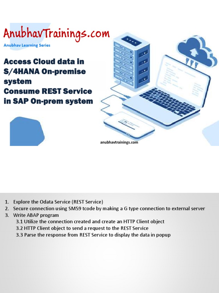 Access Cloud Data & Consume REST Services in S/4HANA On-prem | PDF