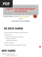 Bus Stop Design and Dimensions Guide | PDF | Traffic | Bus