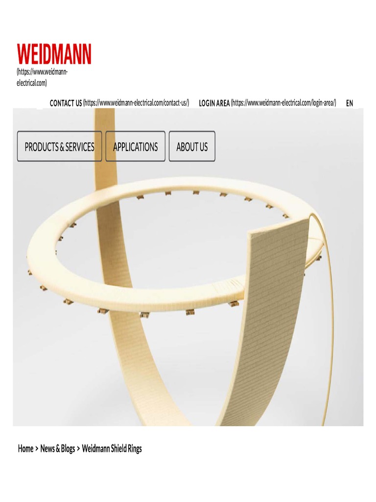 Shield Rings - Weidmann Electrical Technology AG | PDF
