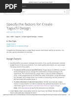 Overview For Analyze Taguchi Design (Static) - Minitab | PDF | Experiment | Business