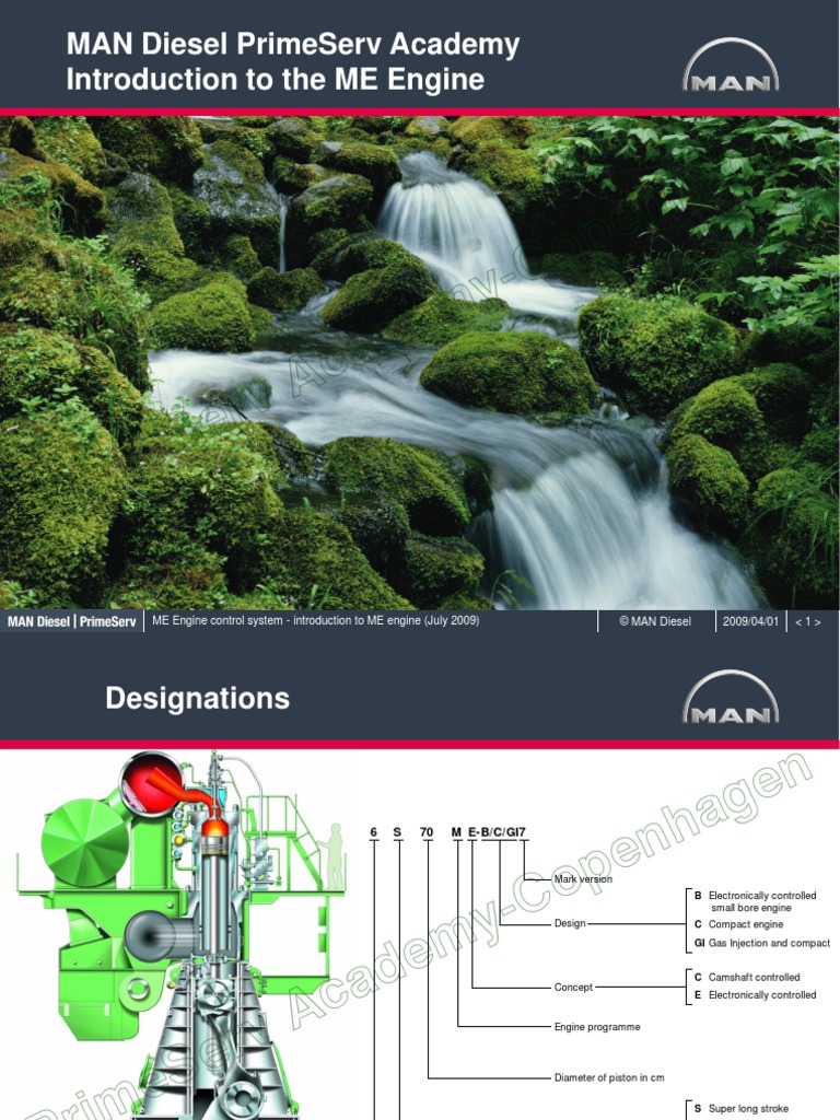 2 - Introduction To The ME Engine (July 2009) | PDF | Diesel Engine ...