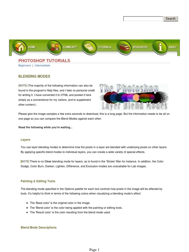 Blend Modes Explained | PDF | Digital Signal Processing | Qualia