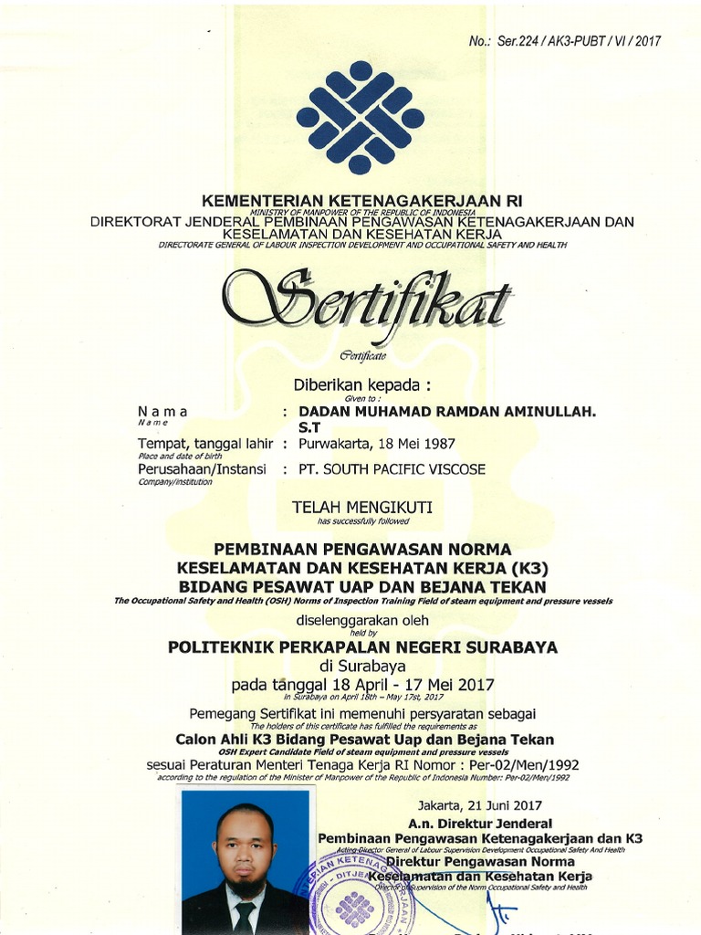 Sertifikat PUBT PDF | PDF