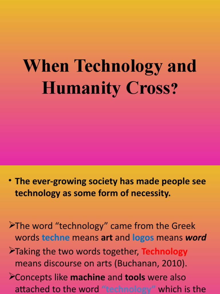 When Technology and Humanity Cross | PDF | Television | Desktop Computer