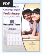 Ready For B1 Preliminary For Schools Practice Tests ANSWER KEYS | PDF ...