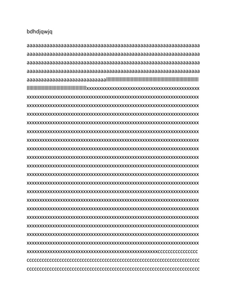 Repetitive Text Patterns Document | PDF