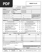 General Work Permit Format | PDF
