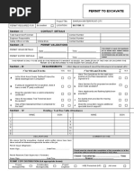 Form Work Permit | PDF | Personal Protective Equipment | Safety