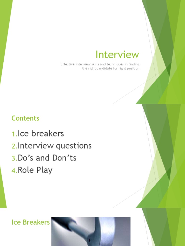 Interview: Effective Interview Skills and Techniques in Finding The ...