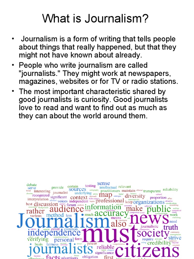 Journalism | PDF