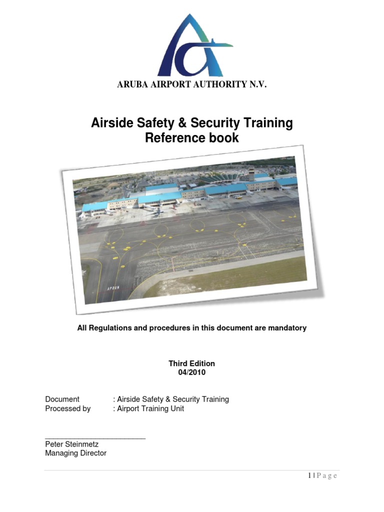 Airside Safety & Security Training Reference Book - Aruba Airport ...