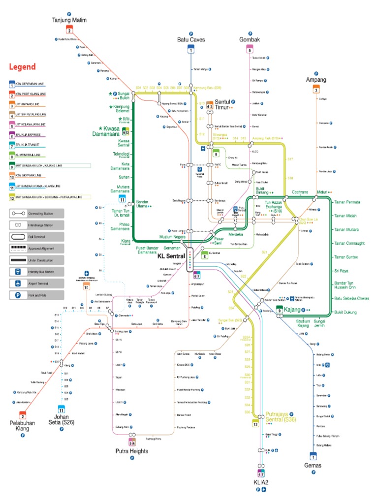 MRT LRT Route PDF | PDF