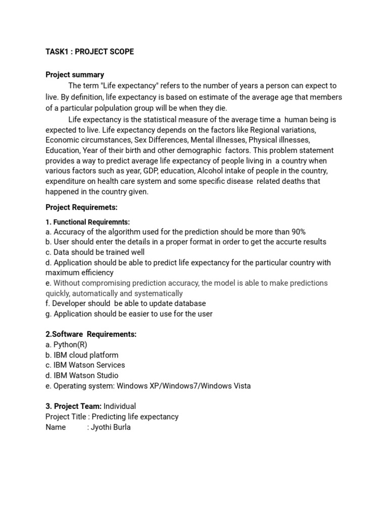 LLSPS - INT - 2831 - Predicting Life Expectancy Using Machine Learning ...