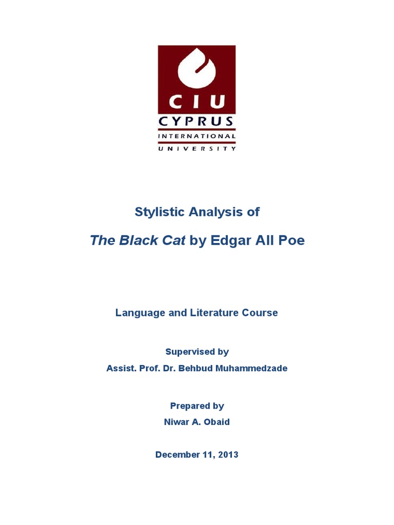 Symbolism in Poe's The Black Cat | PDF | Edgar Allan Poe