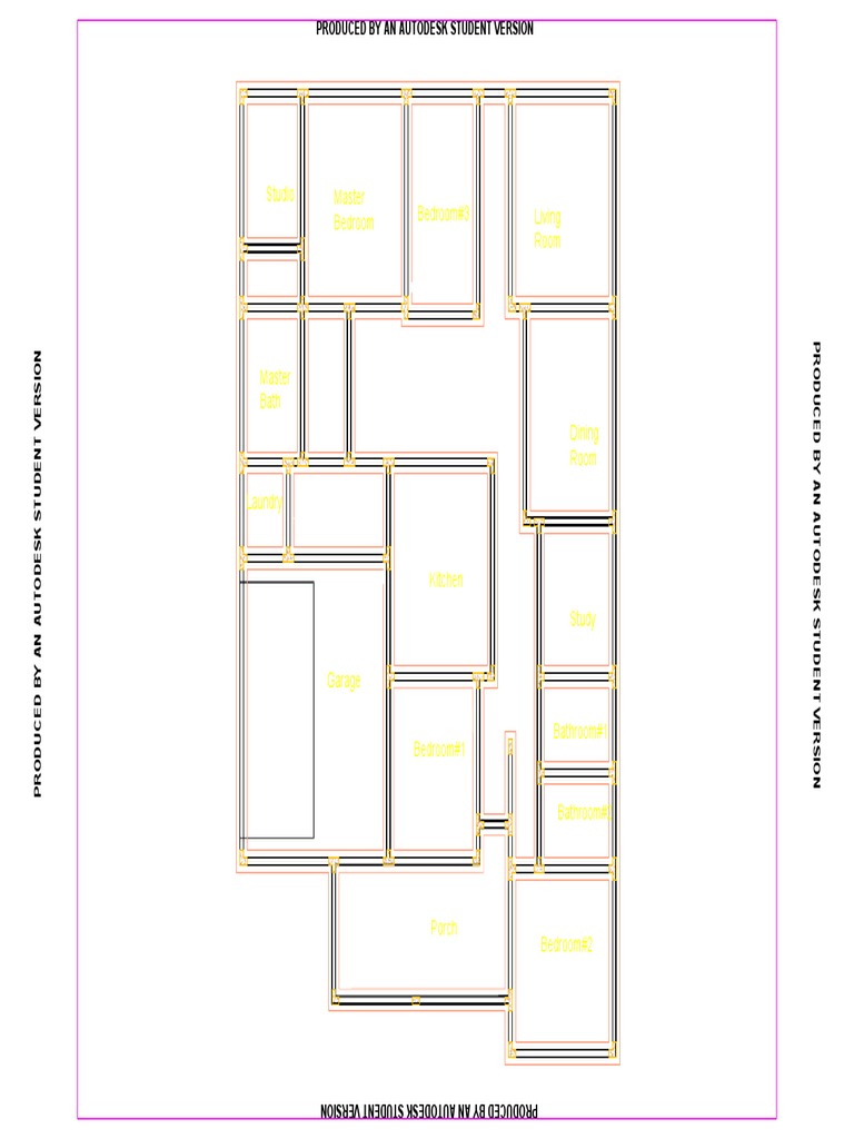 Floor Plan for Residential Studio Layout | PDF