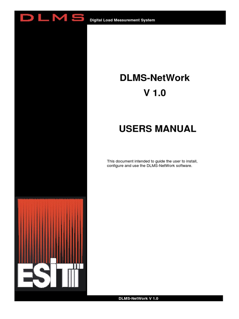Dlms-Network V 1.0: Digital Load Measurement System | PDF | Installation (Computer Programs ...