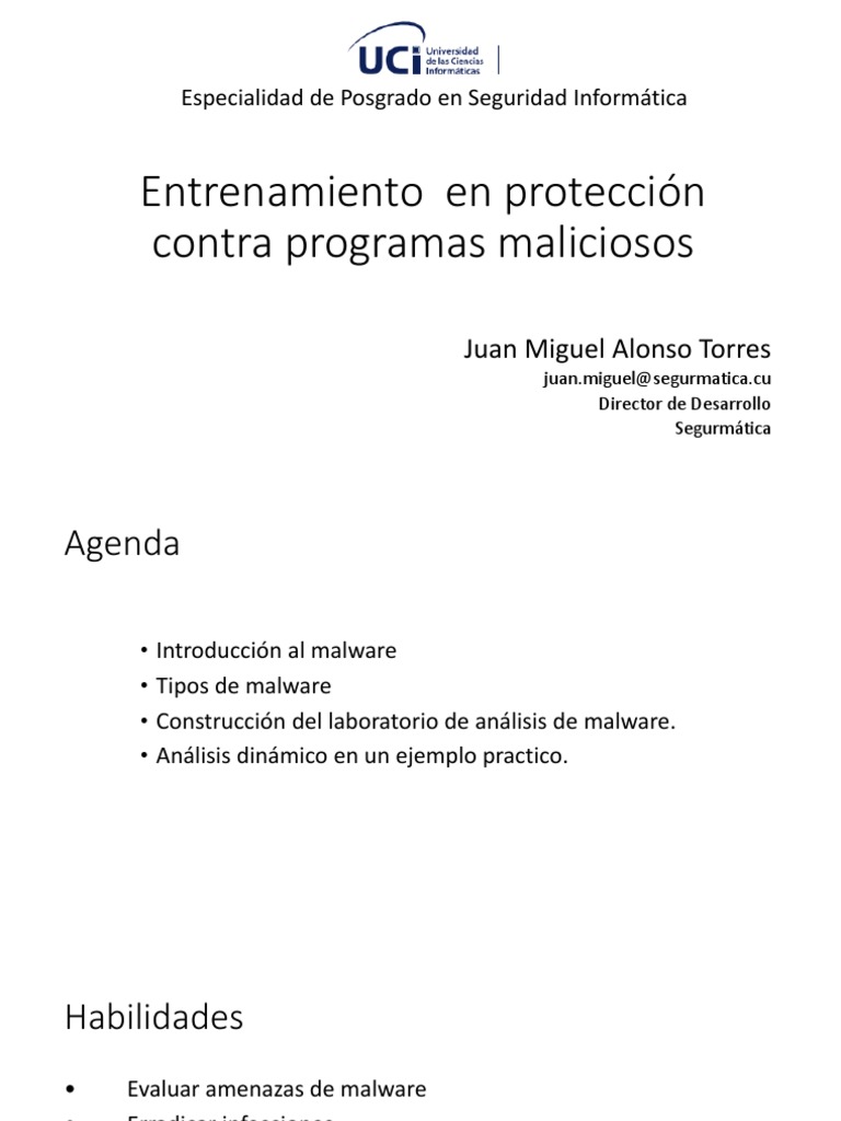 Curso Básico Análisis de Malware-Clase1 | PDF | Malware | Virus de ...