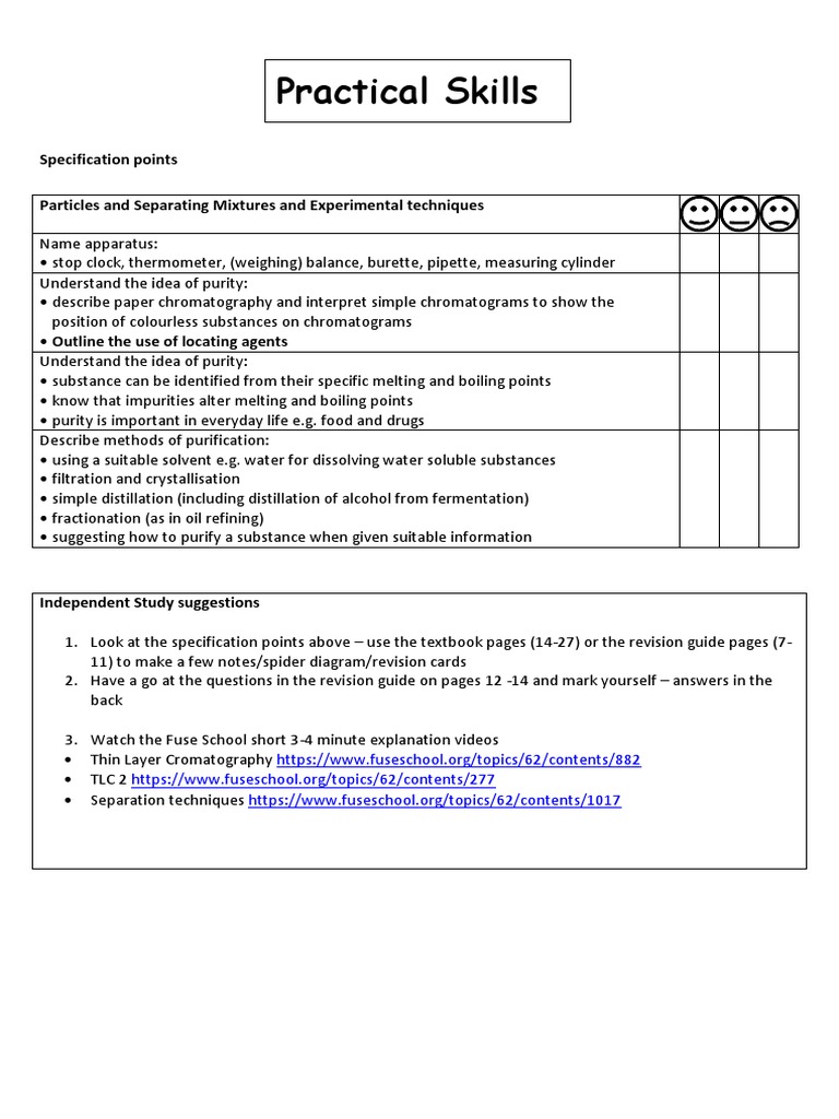 Practical Skills | PDF
