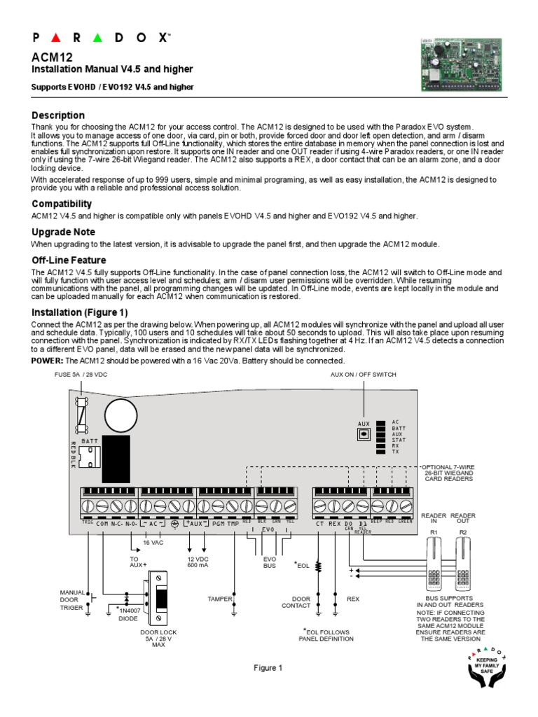 ACM12-EI04 Installation Manual | PDF | Access Control | Personal Identification Number