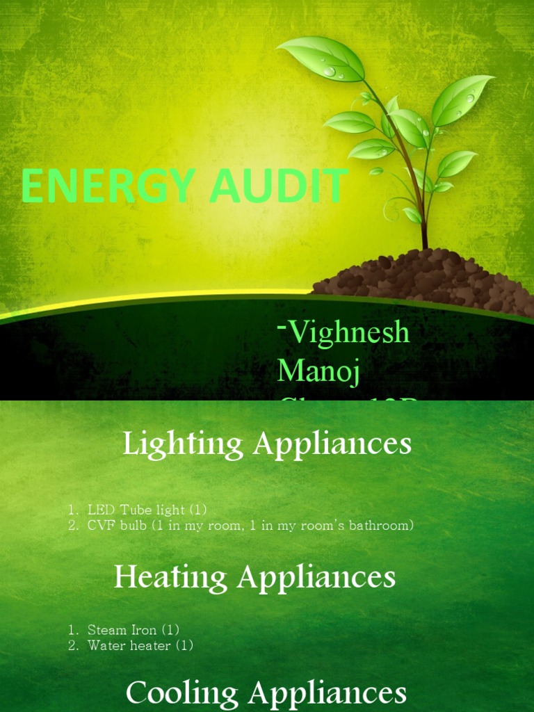 Energy Audit | PDF