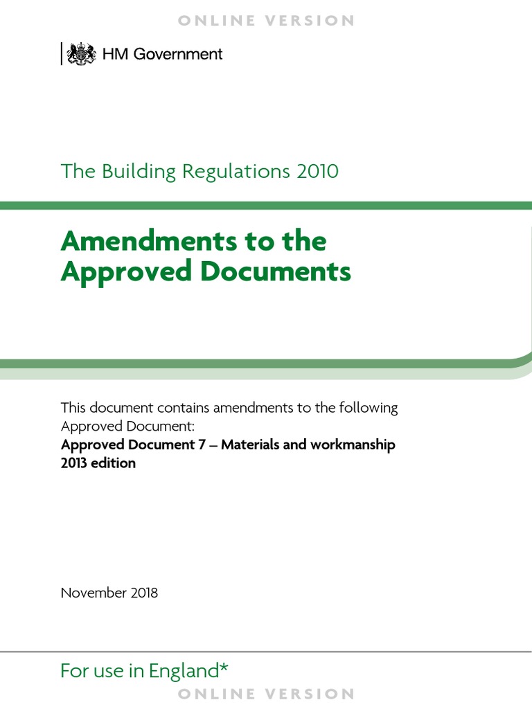 Amendments To The Approved Documents | PDF | Government Information ...