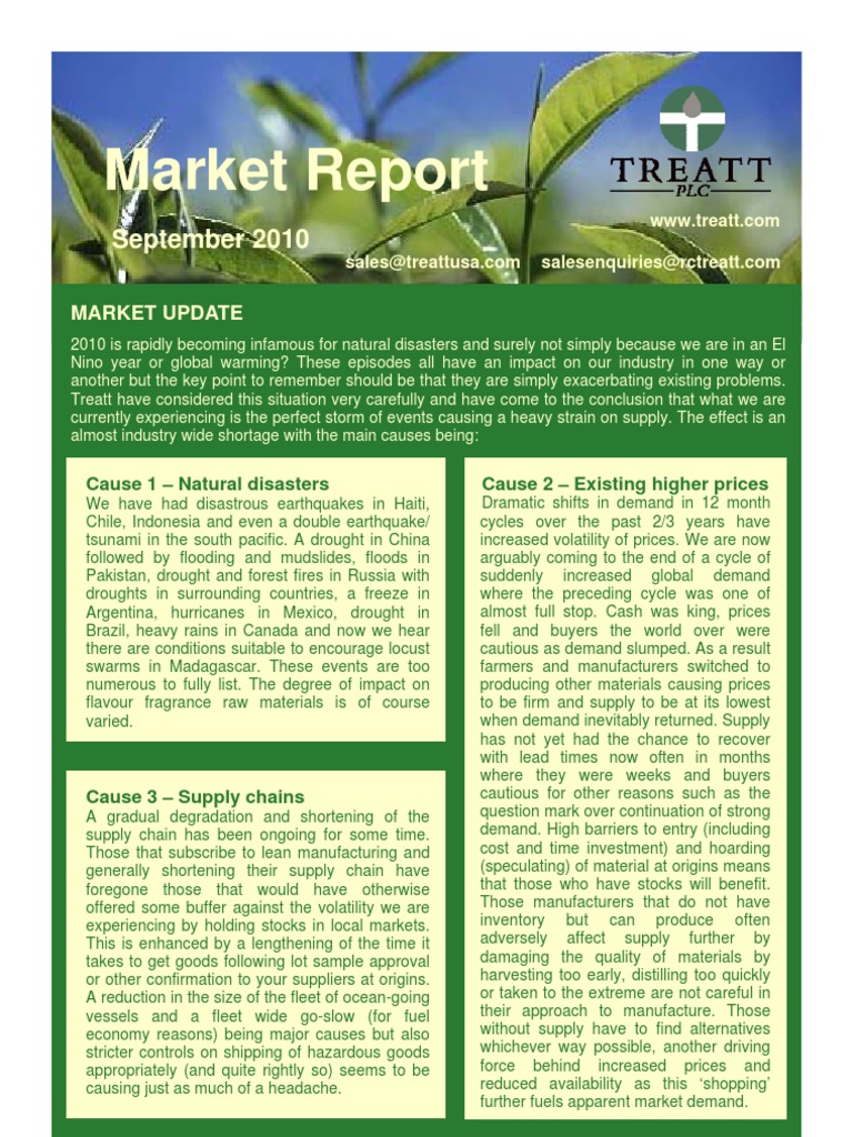 FCOJ State of The Industry - September - 2010 - Market Report | PDF ...