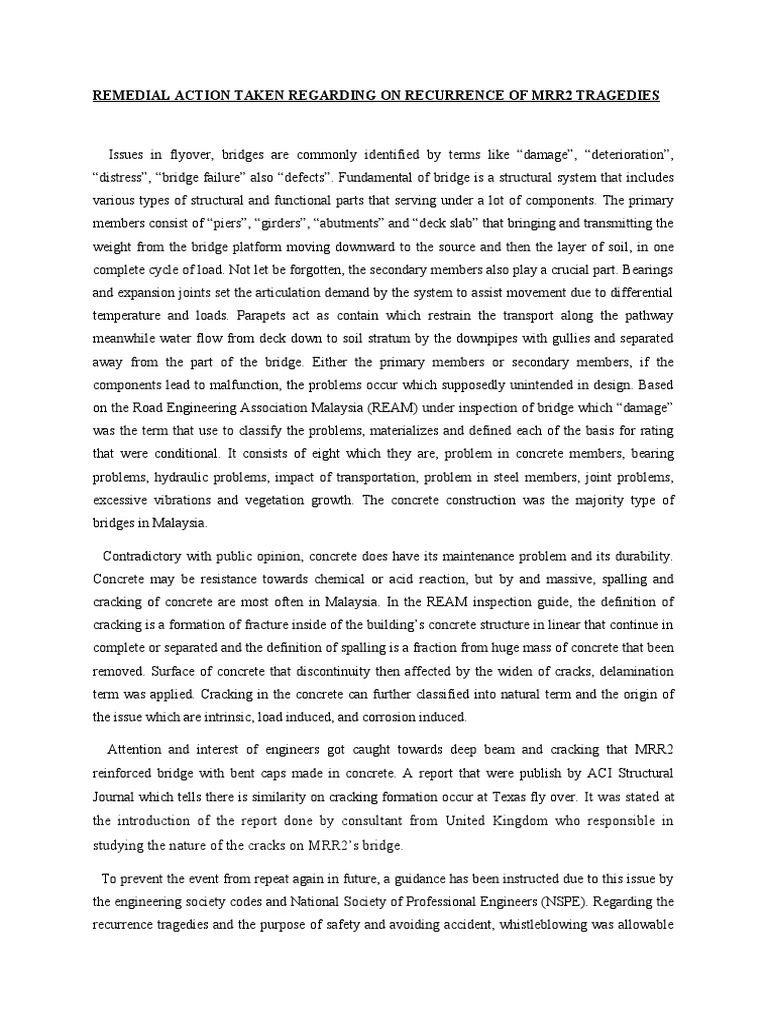 MRR2 Flyover Safety Measures | PDF | Nature