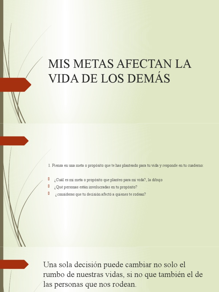 Mi Proposito en La Vida | PDF | Relaciones personales, crianza y ...