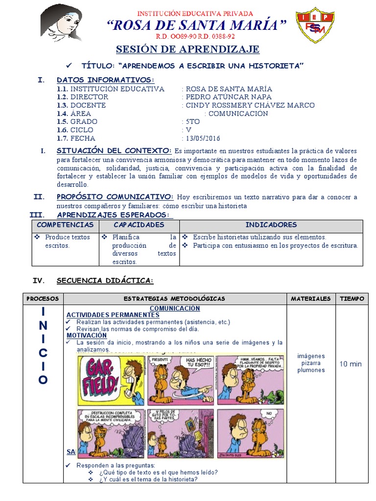Aprendemos A Escribir Una Historieta | PDF | Cómics | Comunicación
