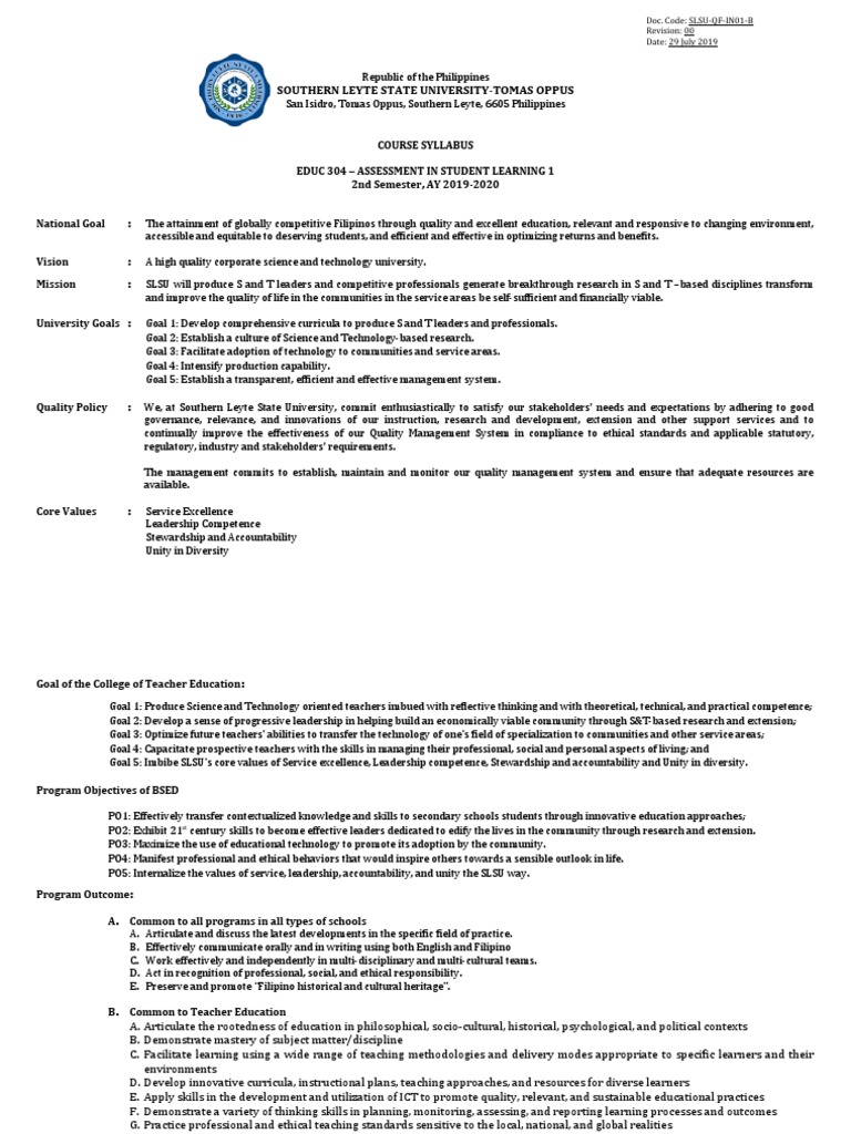 BSED - Major Math-Sample | PDF | Educational Assessment | Test (Assessment)