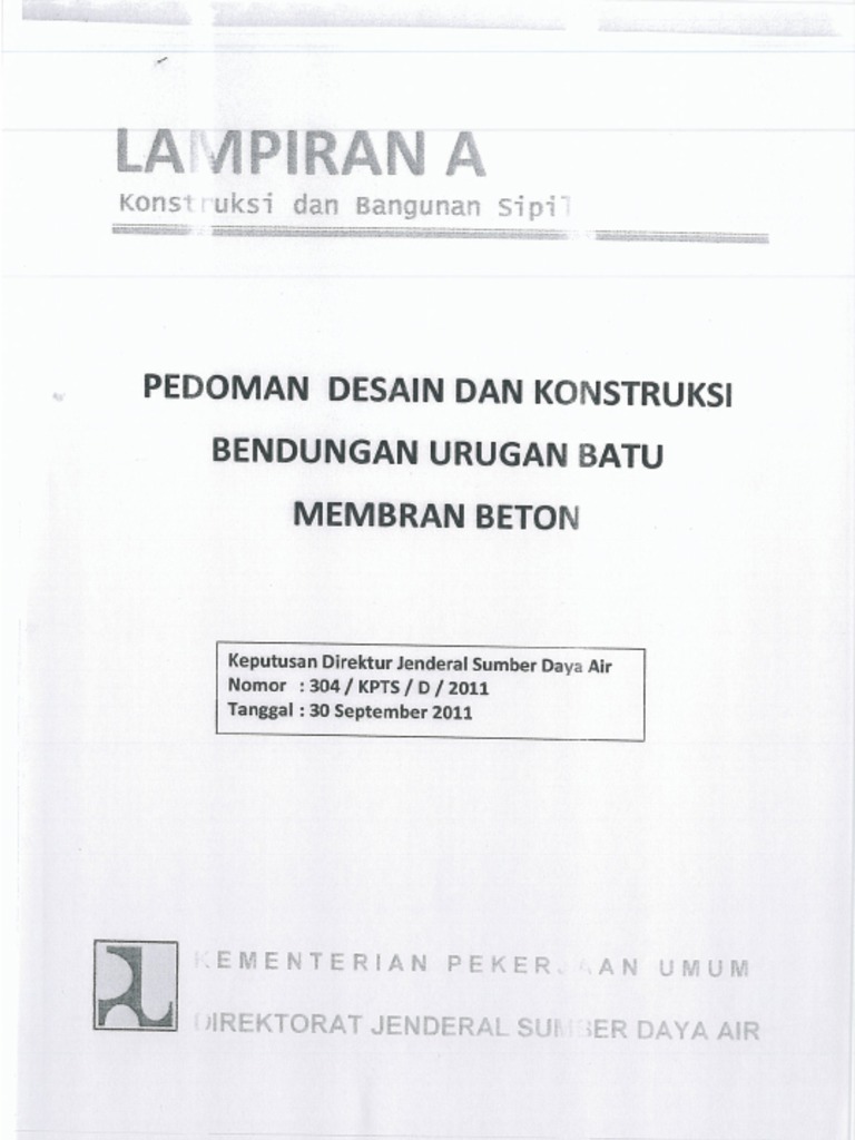 PBB 26) Lamp A. Pedoman Desain & Knstrksi Bend Urugan Batu Membran ...