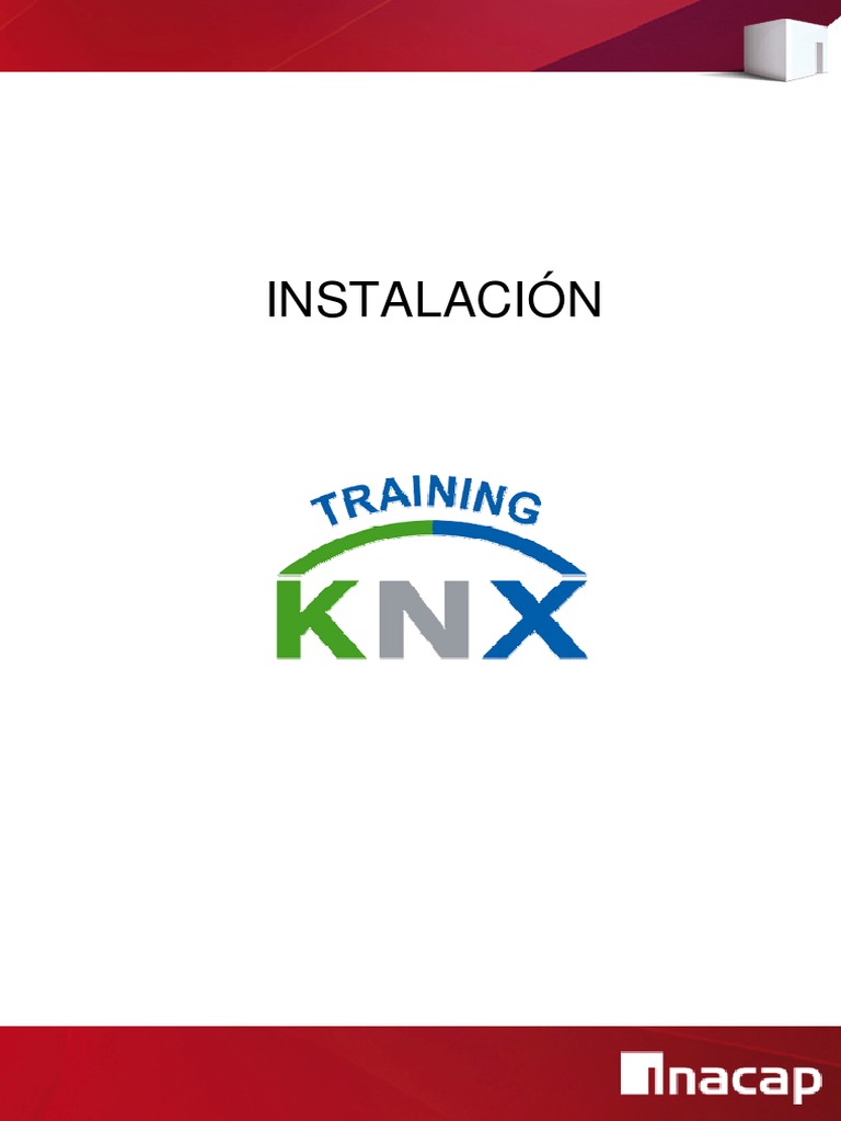 05-Instalación KNX | PDF | Fuente de alimentación | Automatización del ...