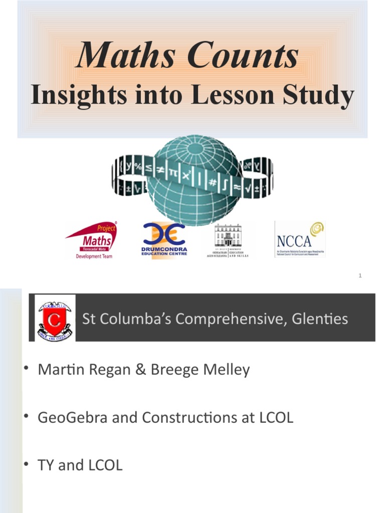 Maths Counts: Insights Into Lesson Study | PDF | Triangle | Perpendicular