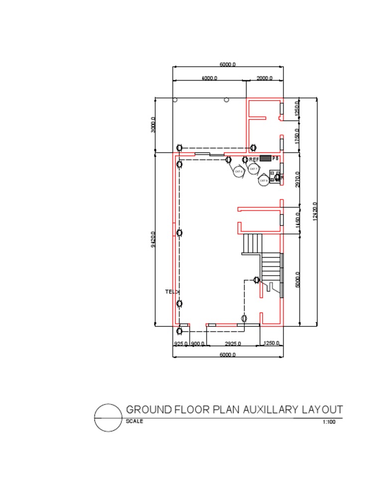 Ground Floor Plan Auxillary Layout: CKT 4 CKT 7 | PDF