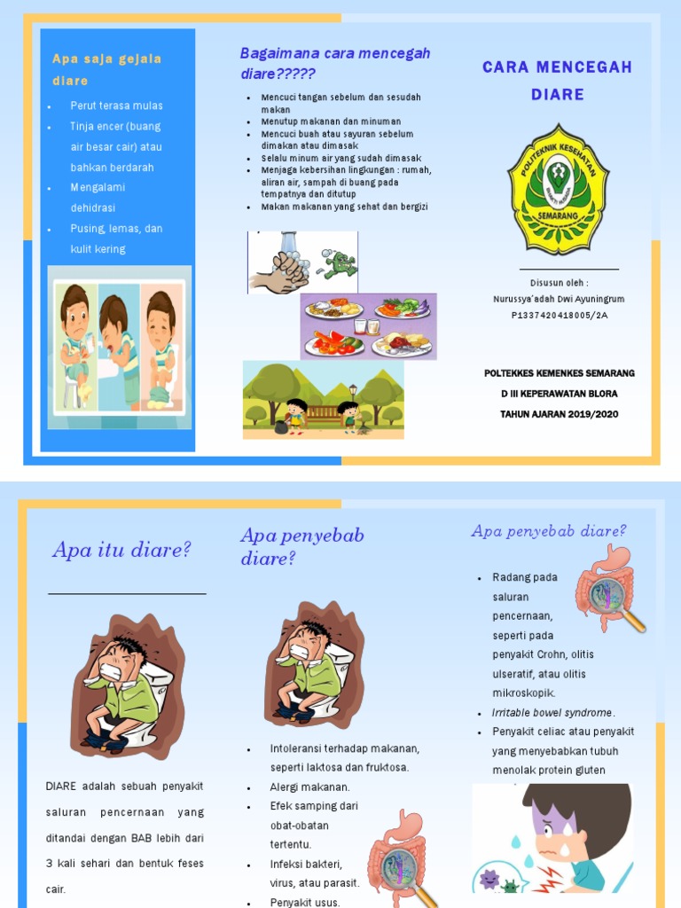 Leaflet Diare | PDF | Kesehatan Holistik