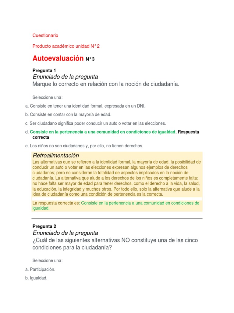 Ciudadanía autoeval | PDF | Elecciones | Democracia
