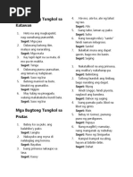 50 Bugtong Bugtong With Answer | PDF