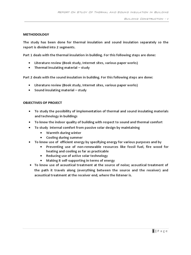 Thermal Insulation in Building PDF | PDF | Building Insulation | Heat ...