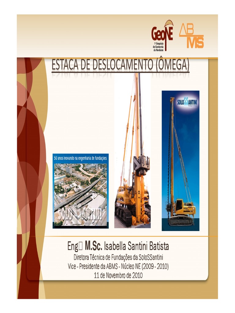 Estaca Ômega PDF | PDF | Hélice | Solo