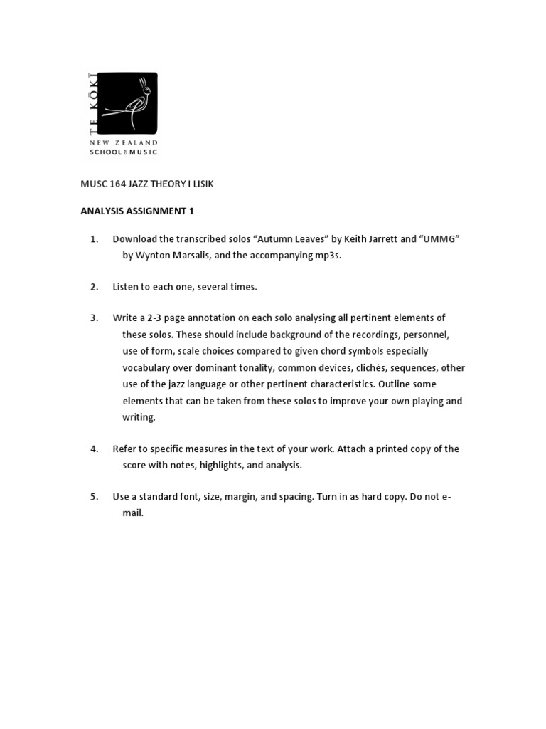 Analysis Assignments 2020 | PDF