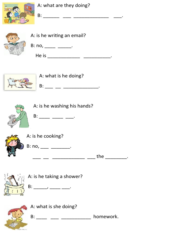 Questions Verb Ing | PDF