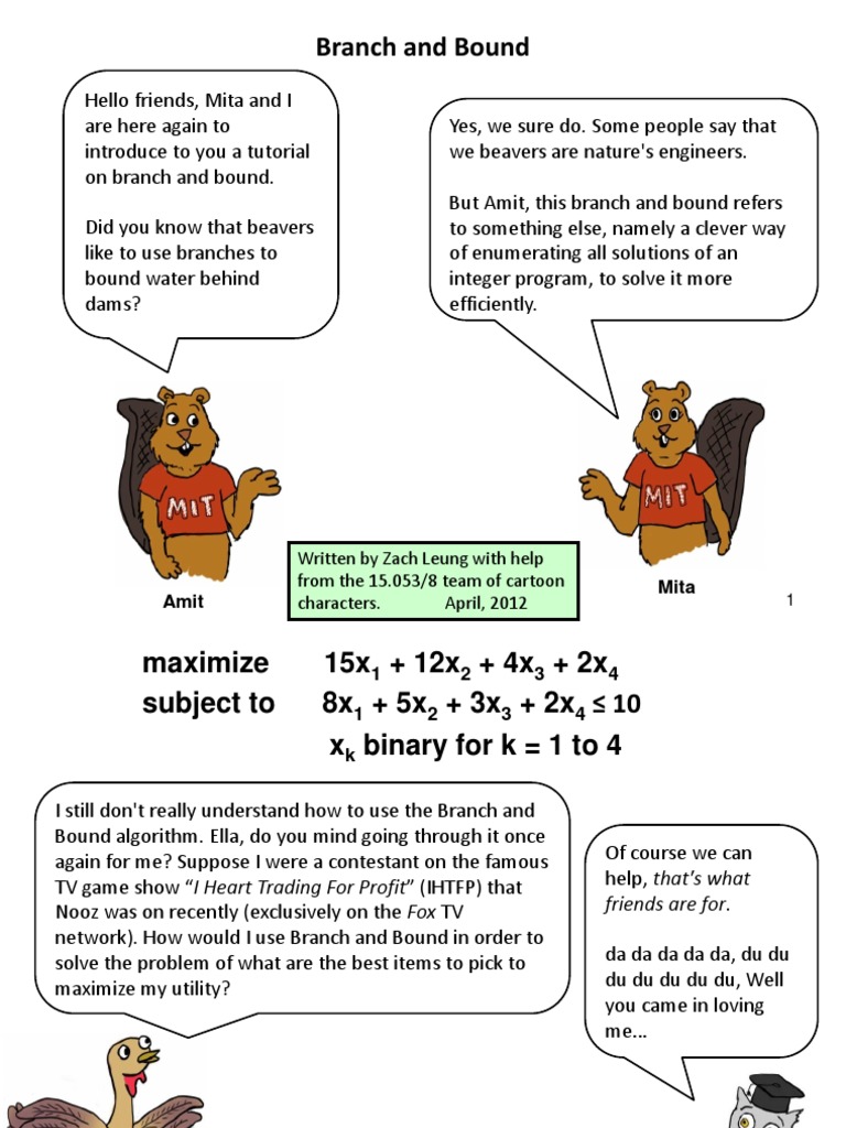 Branch and Bound: Amit Mita | PDF | Computational Science | Algorithms And Data Structures
