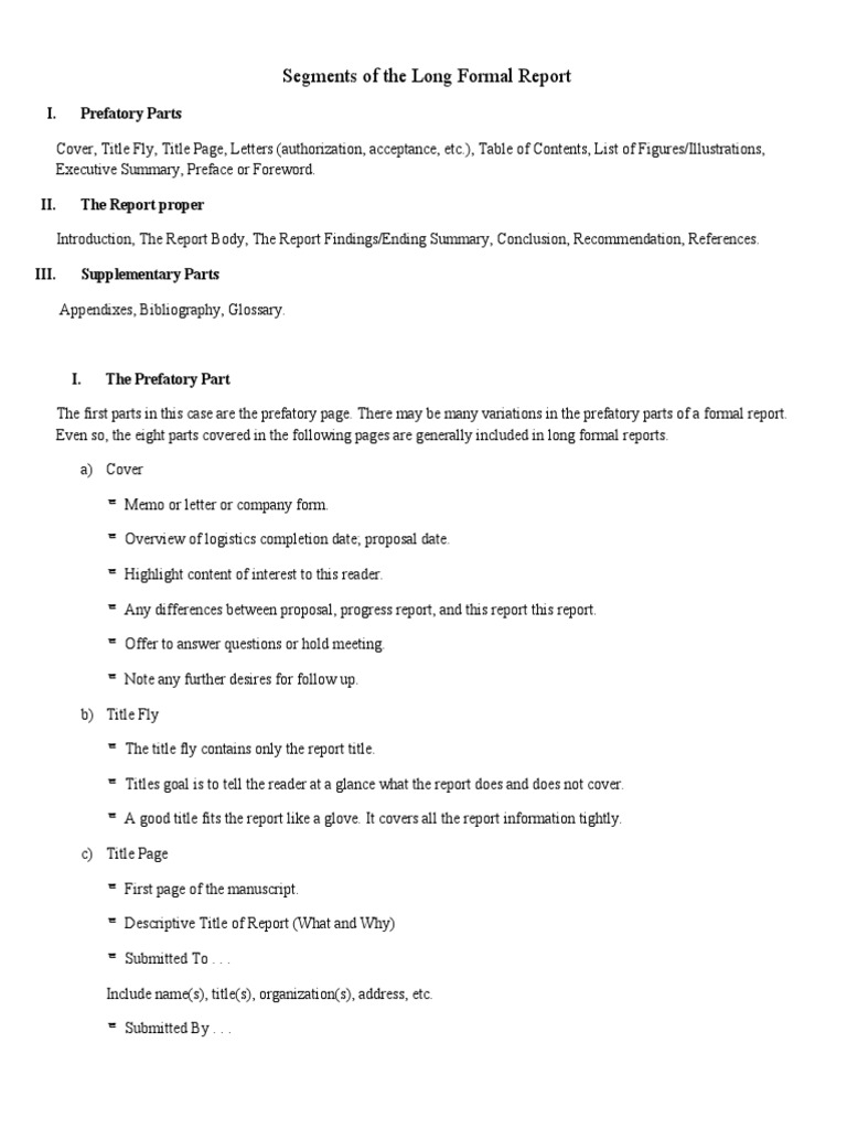 Segments of The Long Formal Report | PDF | Cognition