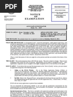 Dcas Annual Examination Schedule Fy2025 Application Period Order | PDF ...